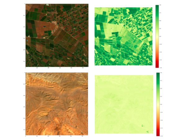 Applying machine learning algorithms to satellite imagery