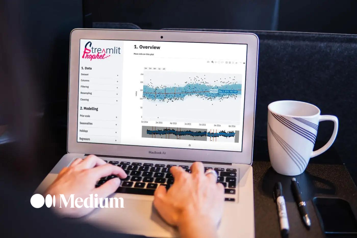 Visual Time Series Forecasting With Streamlit Prophet Artefact