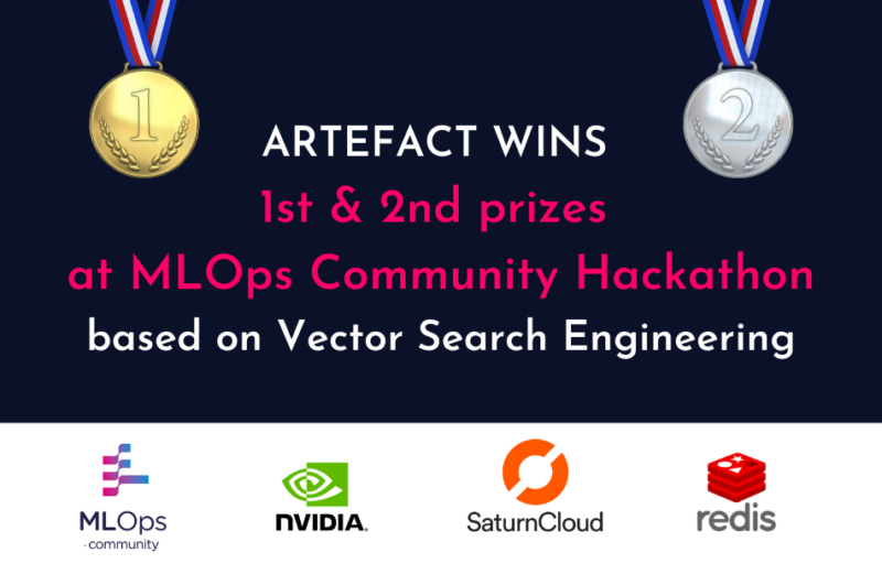 Artefact wins 1st & 2nd prizes at MLOps Community Hackathon based on ...