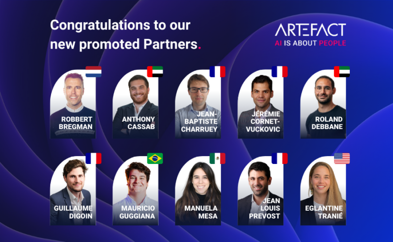 Artefact announces the Promotion of 10 new Partners - Artefact